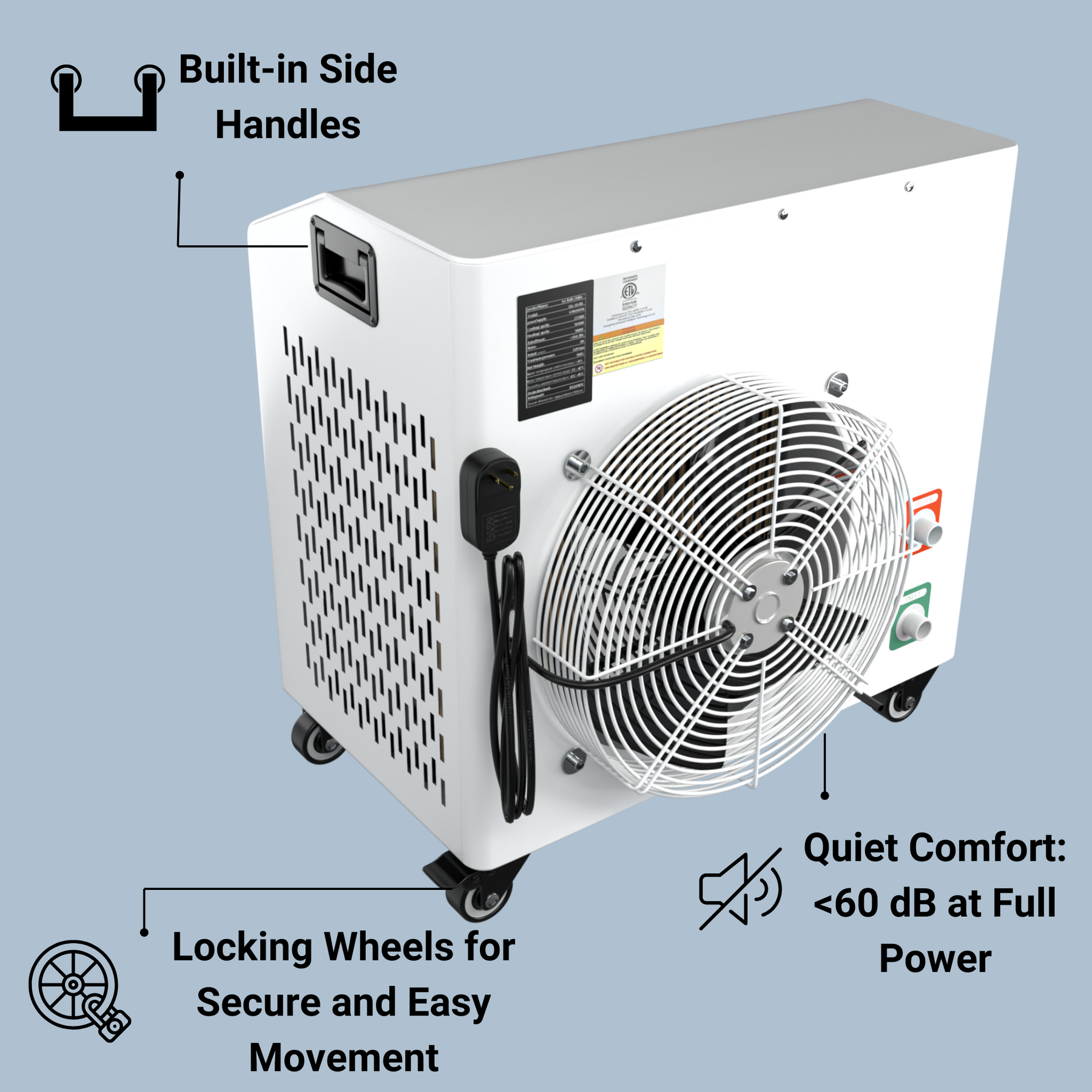 1HP Pro Cold Plunge Chiller | Ice Bath Chiller – Icebound Essentials